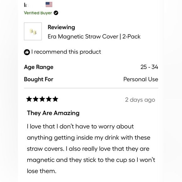 BRUMATE | Other | New Brumate Cherry Magnetic Straw Covers Set Of 2 New ...